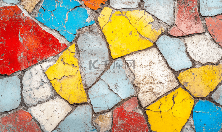 抽象纹理旧混凝土石膏墙面高清摄影大图-千库网