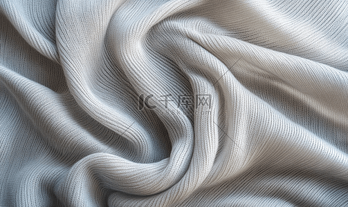优雅的灰色针织棉织物质地高清摄影大图-千库网