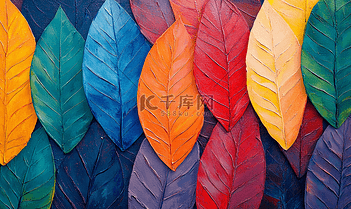 枫叶抽象画图片-枫叶抽象画素材-枫叶抽象画模板图片下载-千库网