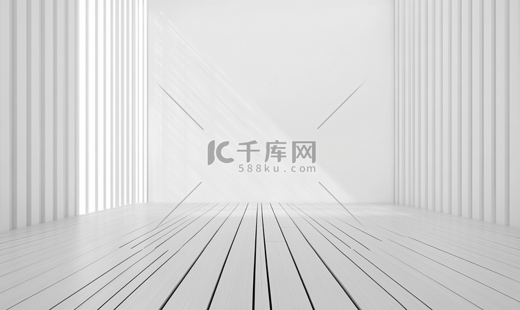 矢量图美丽的白色块砖墙和木地板复古对齐纹理图案背景高清摄影大图-千库网