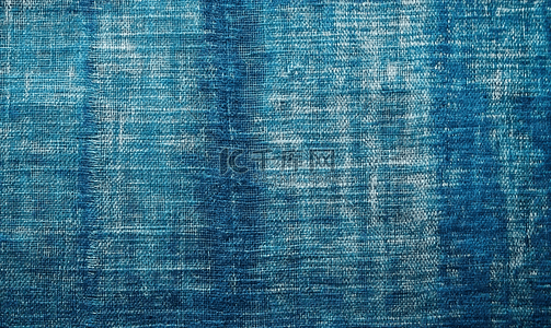 蓝色织物纹理长纤维高清摄影大图-千库网