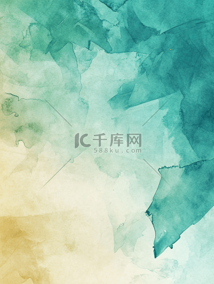 绿松石水彩背景纸纹理高清摄影大图-千库网