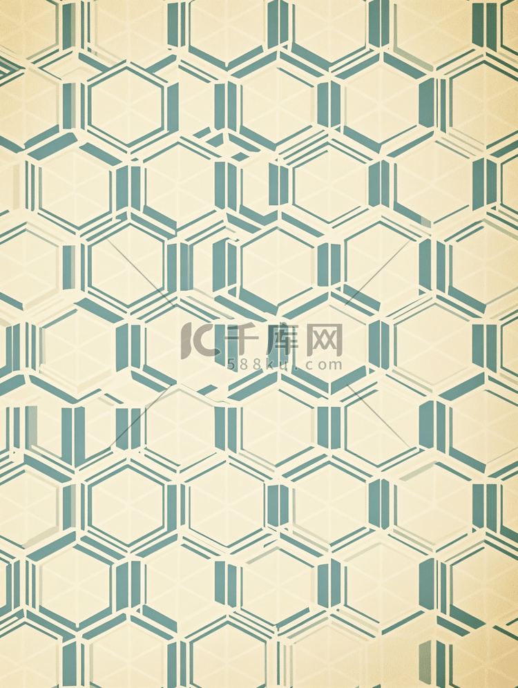 矢量无缝几何简单图案薄网格纹理抽象简约六边形背景高清摄影大图-千库网
