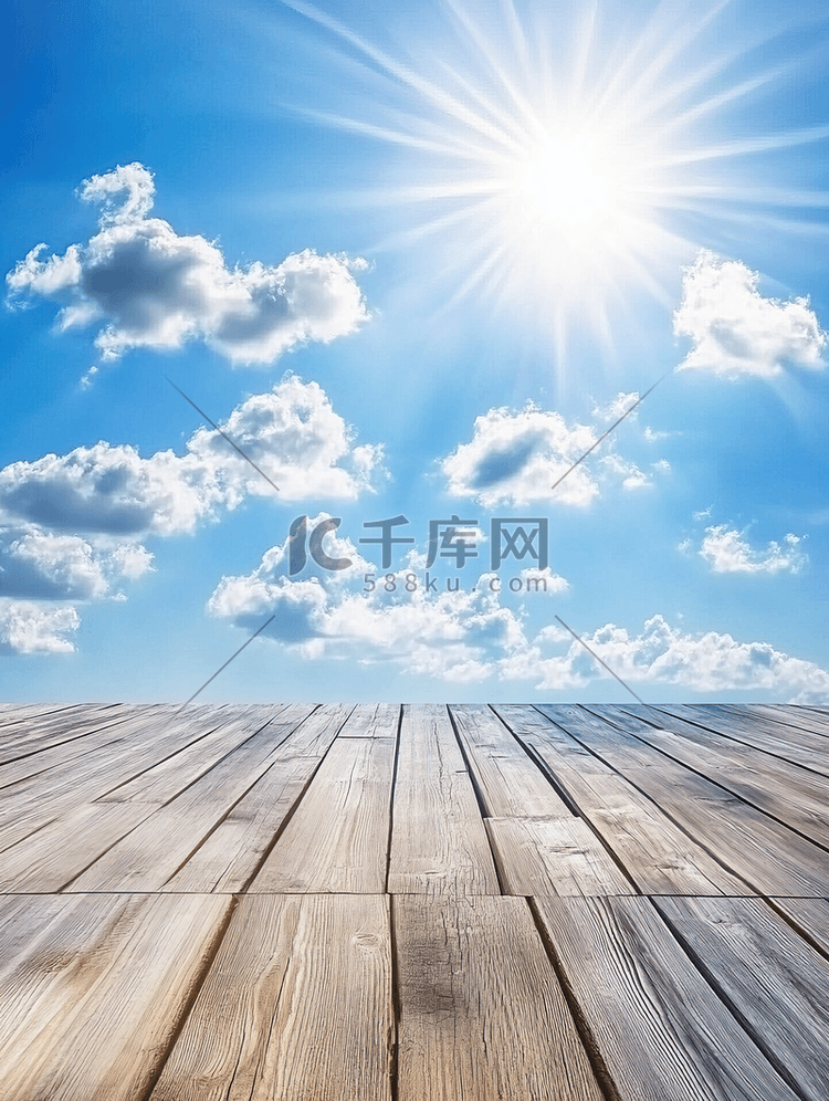 美丽的木板纹理高清摄影大图-千库网