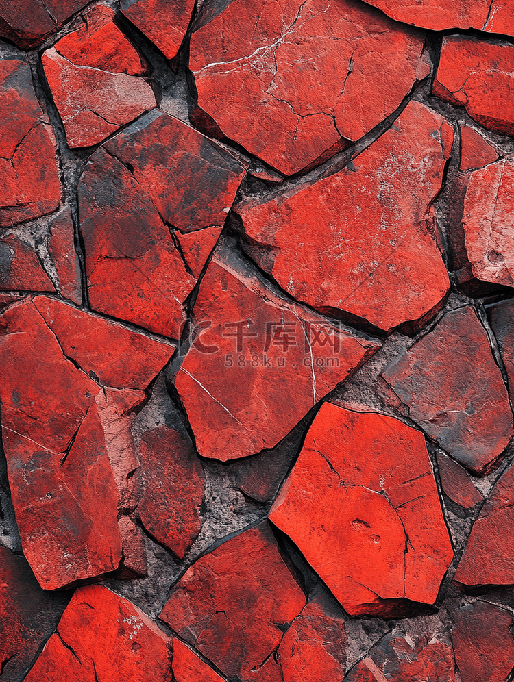 红色石头的郁郁葱葱的熔岩纹理背景纹理高清摄影大图-千库网