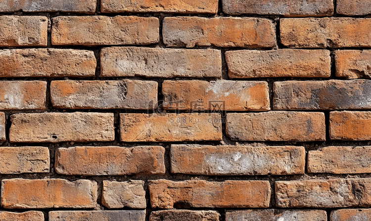 栅栏砖墙作为新现代砖砌的纹理或背景长图高清摄影大图-千库网