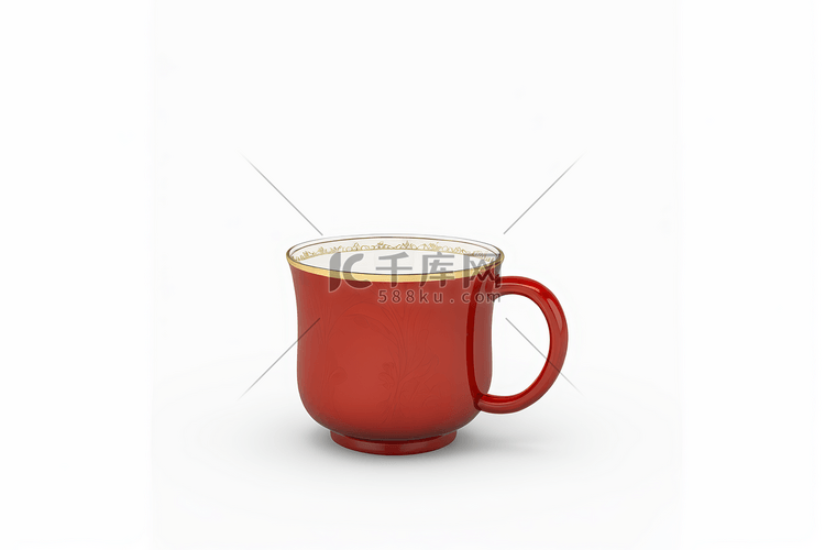 杯孤立白近景特写图片高清摄影大图-千库网