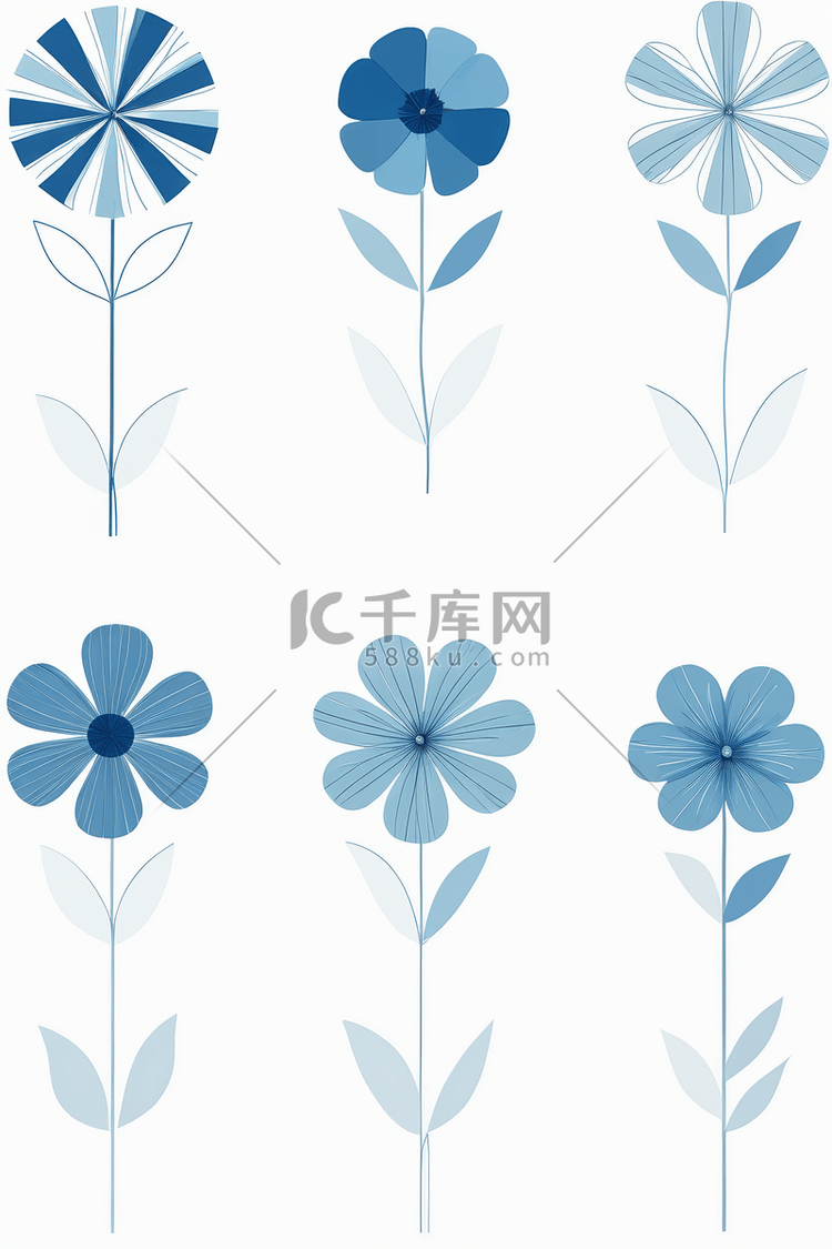 一束不同颜色花特写图片高清摄影大图-千库网