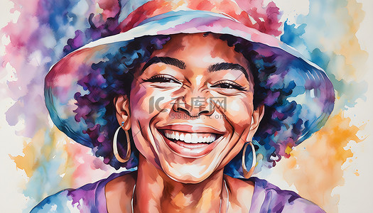 戴帽子人物插画摄影图片-戴帽子人物插画摄影作品-千库网