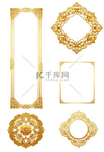 中式矩形边框摄影图片-中式矩形边框摄影作品-千库网