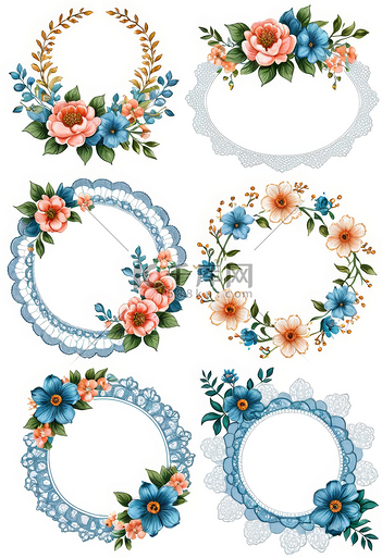 手绘海报花边图片免费下载-手绘海报花边素材模板-正版手绘海报花边图片大全-千库网