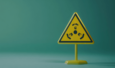 3d渲染体积辐射危险标志背景图片免费下载-千库网