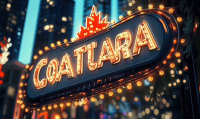 欢迎来到多伦多加拿大标志经典拉斯维加斯风格设计3D渲染背景图片免费下载-千库网