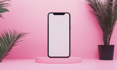 移动应用程序和手机3D渲染上的照片库背景图片免费下载-千库网