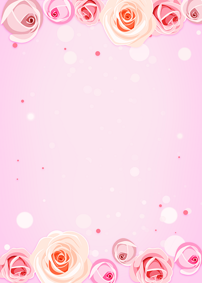 红玫瑰花边框背景图片_红玫瑰花边框背景素材图片_千库网