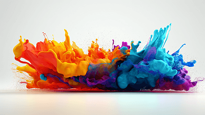 漂亮的颜料创意图案背景图片免费下载_海报banner/高清大图_千库网(图片编号6661988)