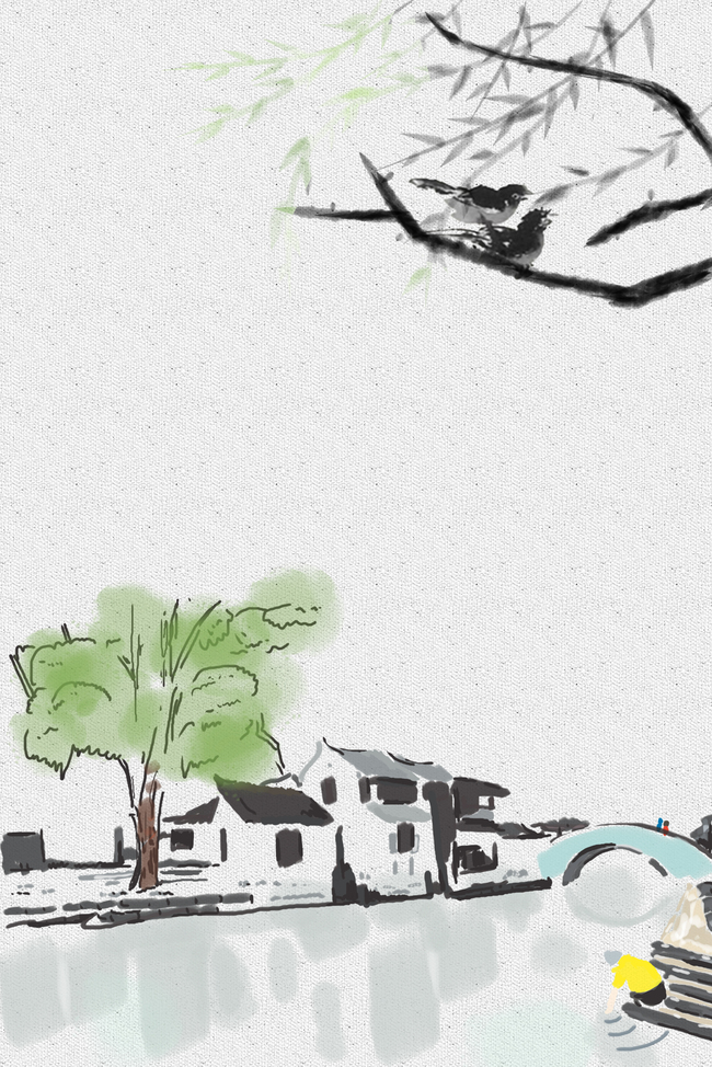 古朴风景背景图片_古朴风景背景素材图片_千库网