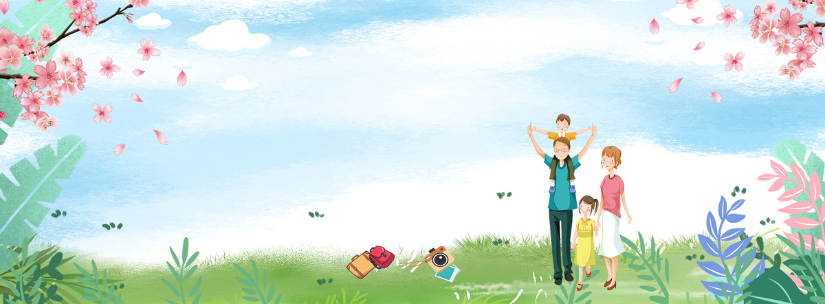 亲子自然背景图片_亲子自然背景素材图片_千库网