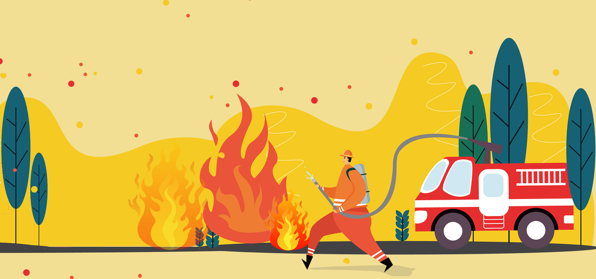 防火日背景图片_防火日背景素材图片_千库网