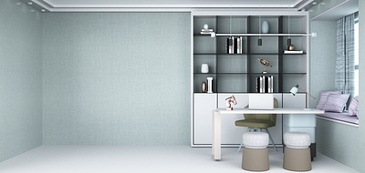 书房c4d室内书房空间场景背景图片免费下载-千库网