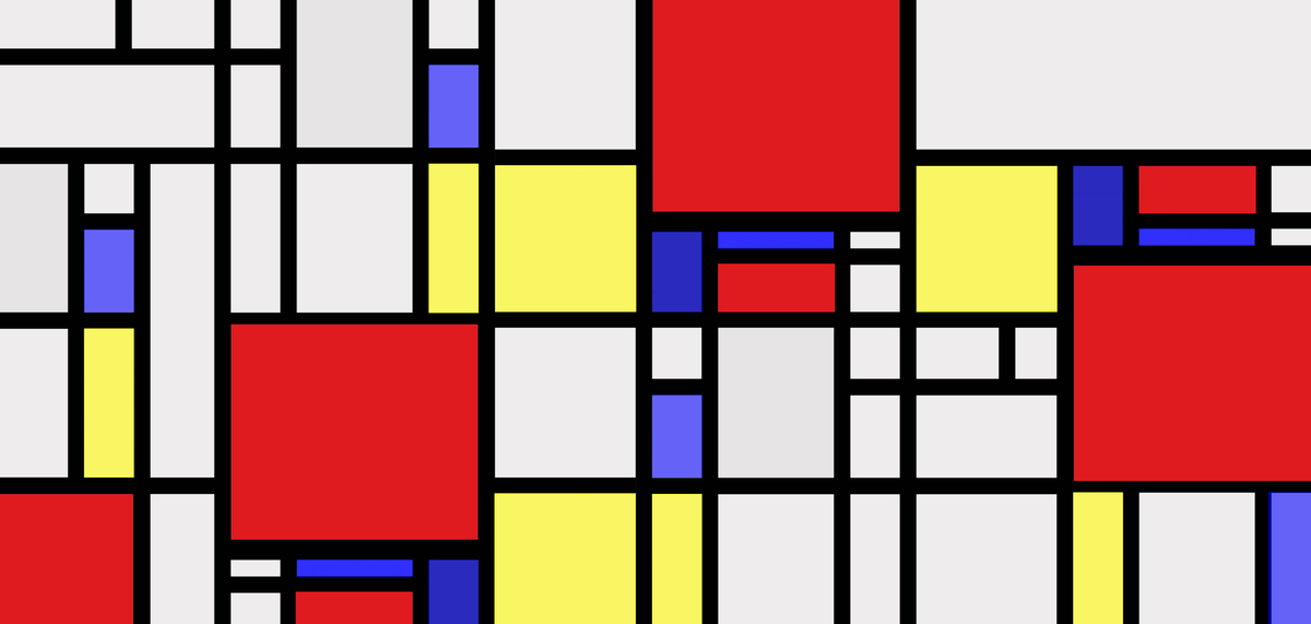 红黄蓝蒙德里安背景图片_红黄蓝蒙德里安背景素材图片_千库网
