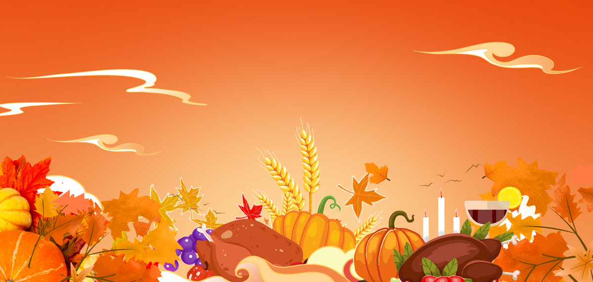 感恩节火鸡南瓜海报背景图片_感恩节火鸡南瓜海报背景素材图片_千库网