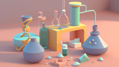 彩色3D立体化学实验背景图片免费下载_海报banner/高清大图_千库网(图片编号6384071)