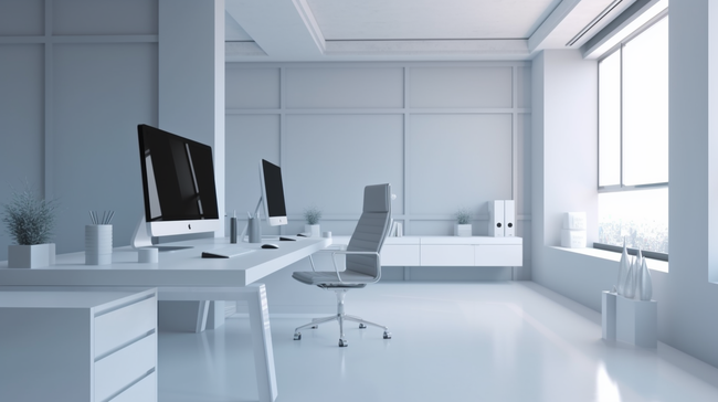 简约商务办公室场景背景图片免费下载_海报banner/高清大图_千库网(图片编号6411720)