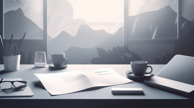 商务办公桌面场景背景图片免费下载_海报banner/高清大图_千库网(图片编号6412001)