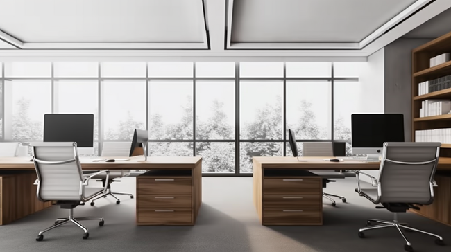 办公室办公场所办公场景背景图片免费下载_海报banner/高清大图_千库网(图片编号6419953)