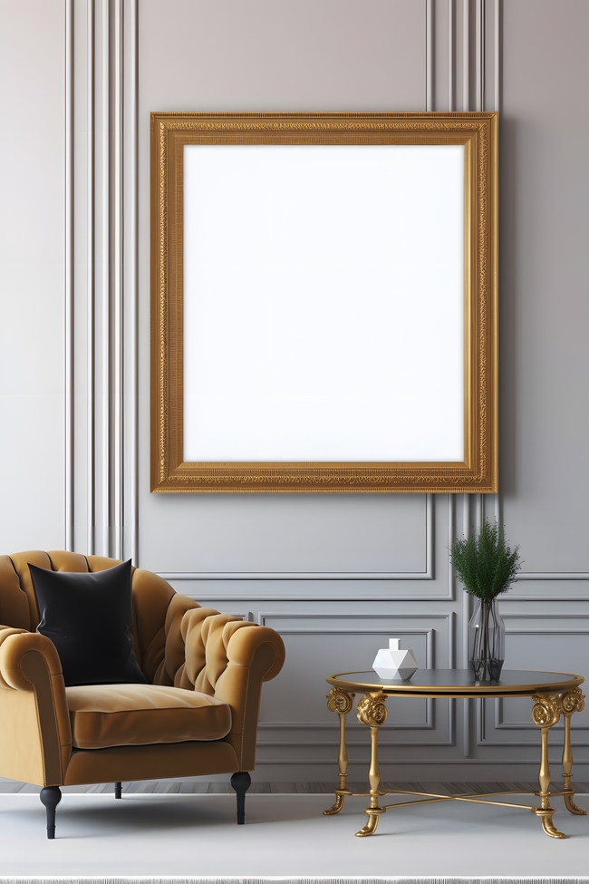 现代室内装饰画框模型背景图片免费下载_海报banner/高清大图_千库网(图片编号6439648)