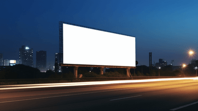 高速公路大型广告牌模型背景图片免费下载_海报banner/高清大图_千库网(图片编号6440808)