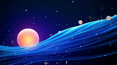 蓝色抽象科技感粒子光球星球背景图片免费下载_海报banner/高清大图_千库网(图片编号6447828)