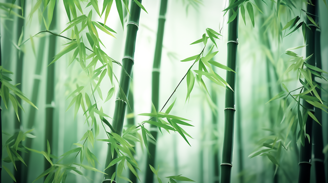 绿色竹林中国风意境背景图片免费下载_海报banner/高清大图_千库网(图片编号6481210)