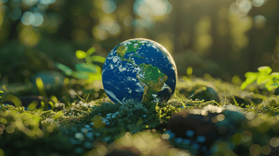 绿色森林里阳光照射下树木发芽的背景10背景图片免费下载-千库网