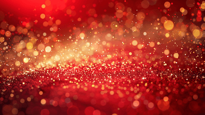 红色场景金光艺术风格星光闪耀闪亮的背景图片免费下载-千库网