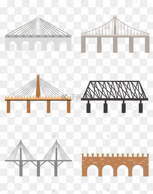 桥梁图标图片-桥梁图标图片素材免费下载-千库网