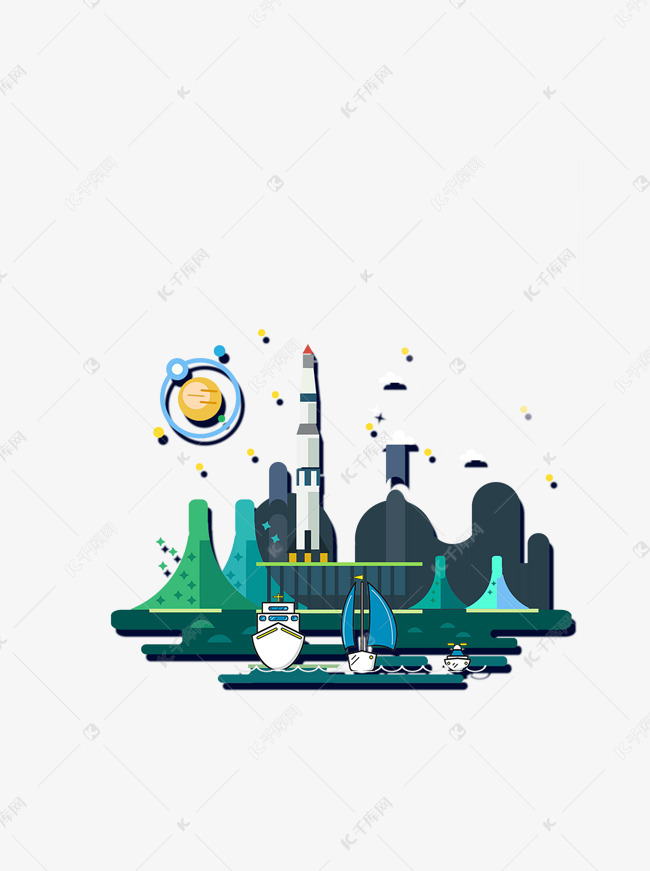 航天科技元素可商用素材图片免费下载-千库网