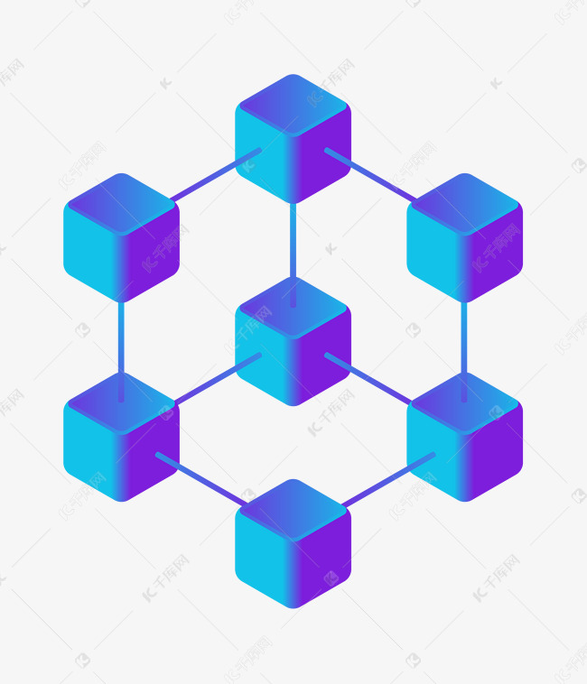 2.5D立体数据结构插画图标素材图片免费下载-千库网