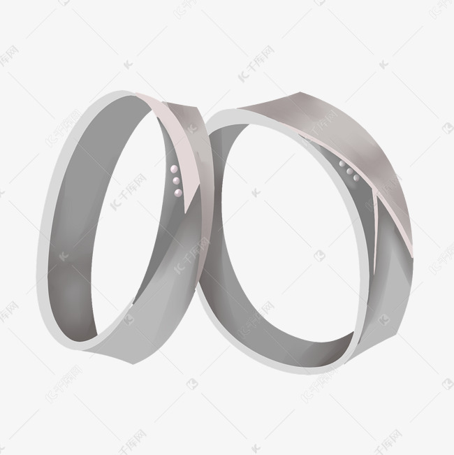 手绘爱情对戒插画素材图片免费下载-千库网