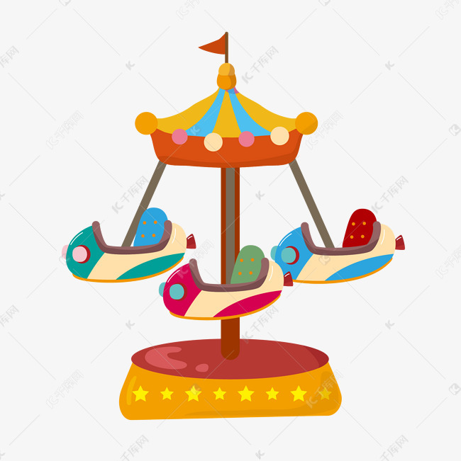 手绘玩具转轮素材图片免费下载-千库网