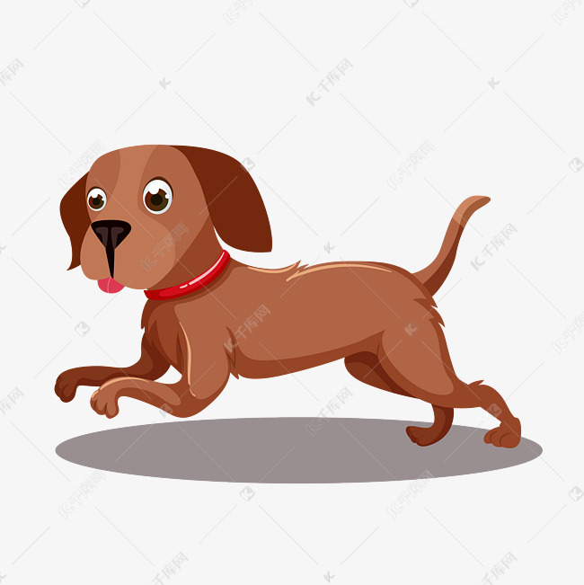矢量手绘卡通狗宝宝素材图片免费下载-千库网