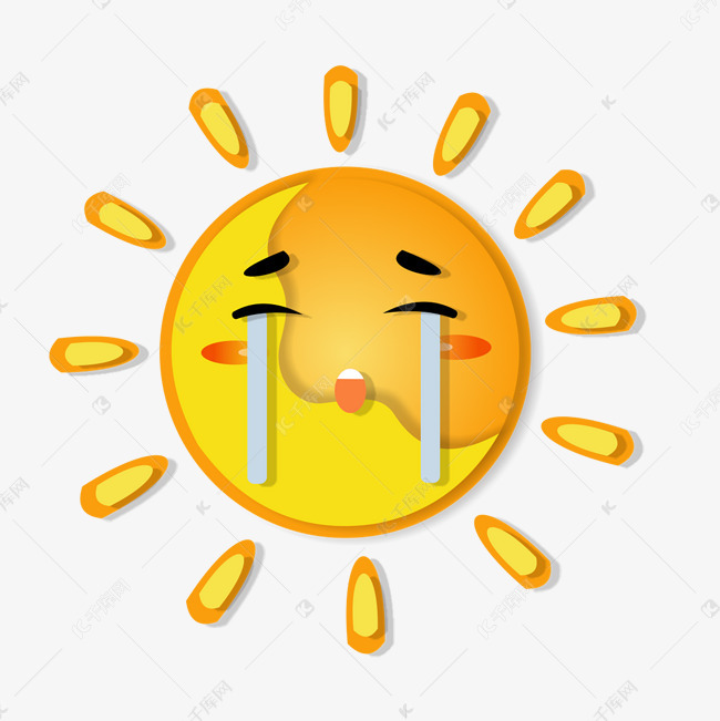 太阳在哭泣 素材图片免费下载-千库网