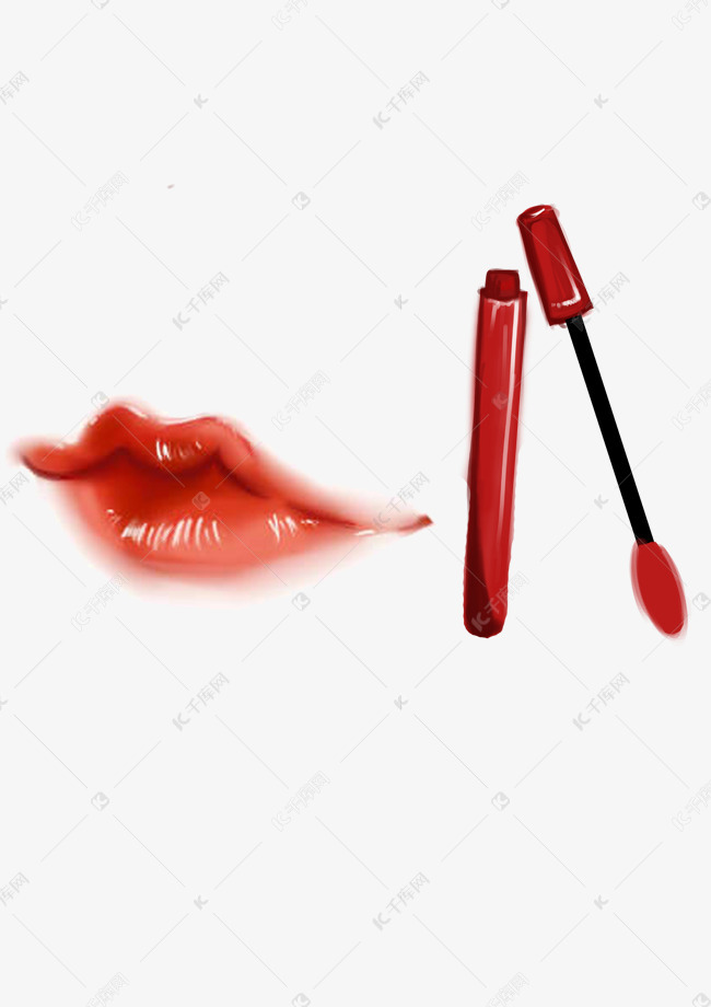 美妆节红唇釉惑化妆品素材图片免费下载-千库网