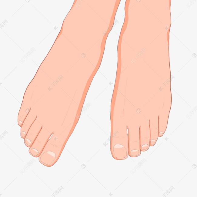 足的卡通图片-千图网