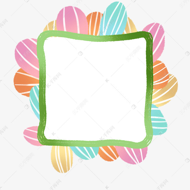 彩色边框 素材图片免费下载-千库网