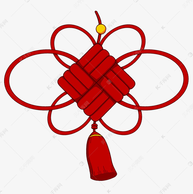 中国风中国结插画素材图片免费下载-千库网