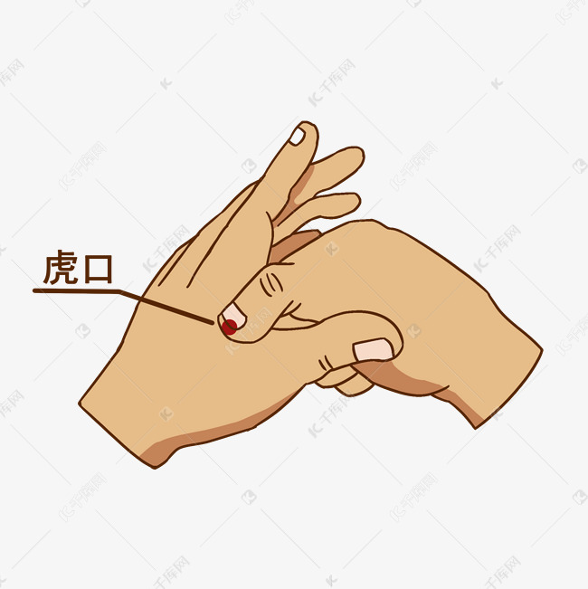 虎口穴位元素素材图片免费下载-千库网