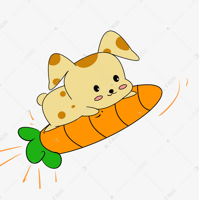 黄色动物兔子素材图片免费下载-千库网