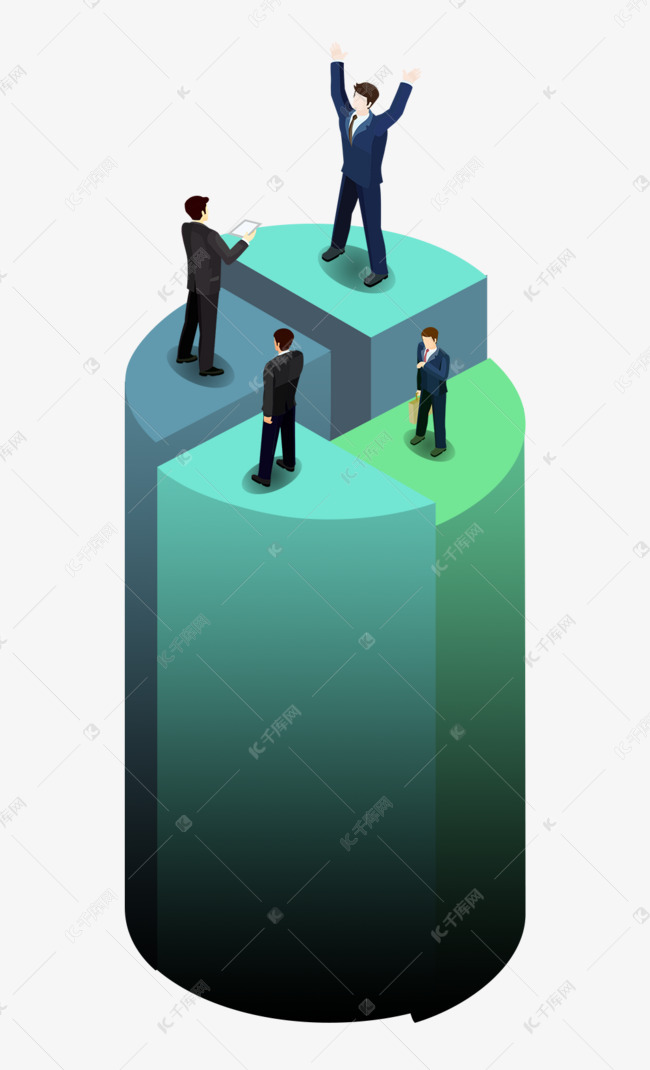 商务职场团队插画设计素材图片免费下载-千库网